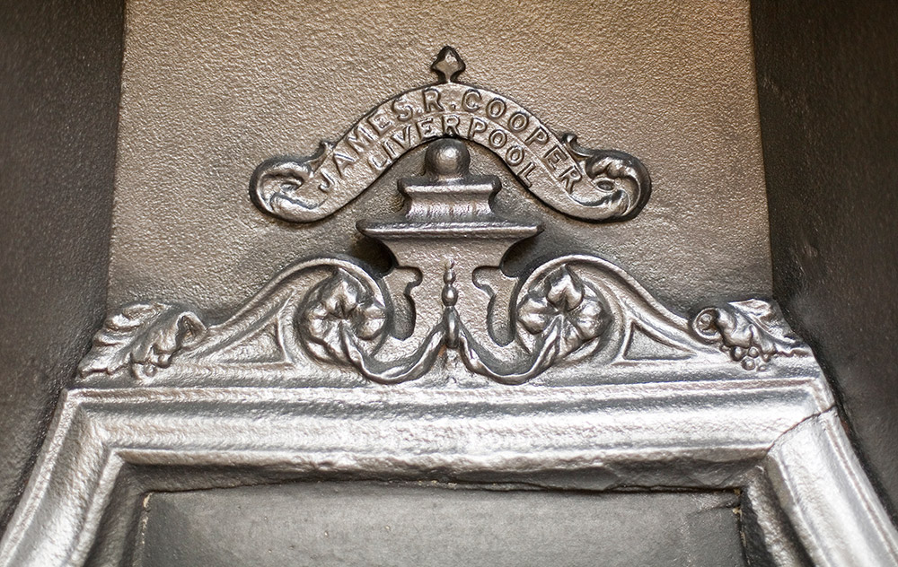 Victorian cast iron arched interior