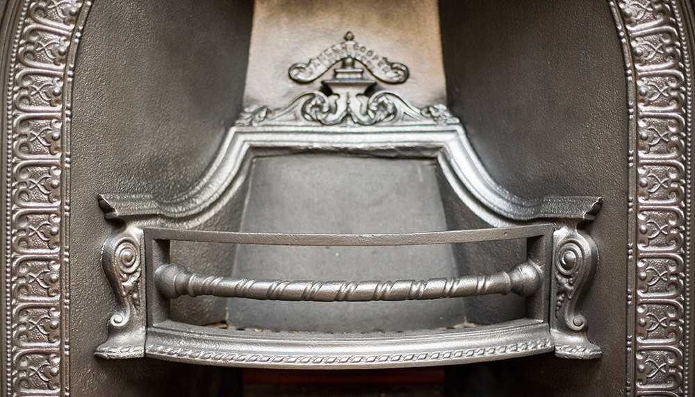 Victorian cast iron arched interior