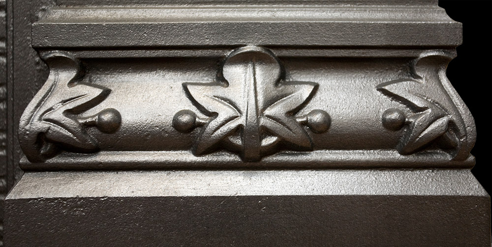 Large Victorian combination grate
