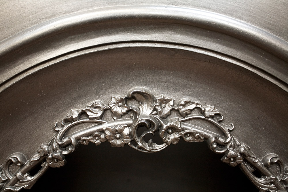 Victorian cast iron arched interior