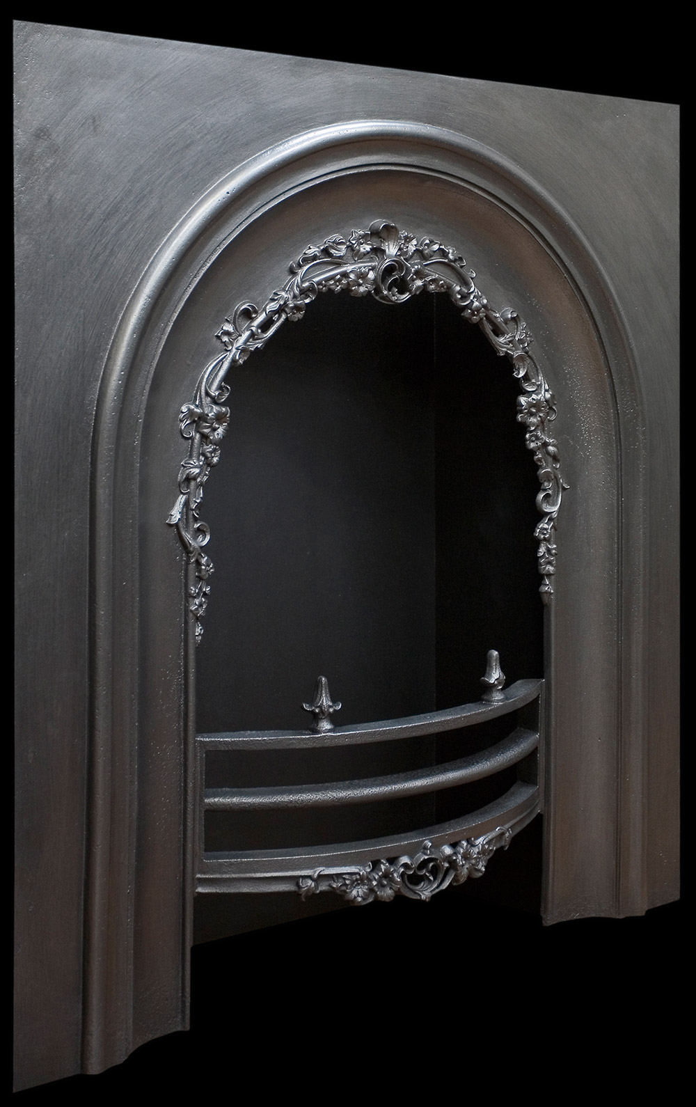 Victorian cast iron arched interior