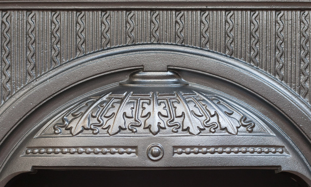 Victorian tiled interior - wood burner