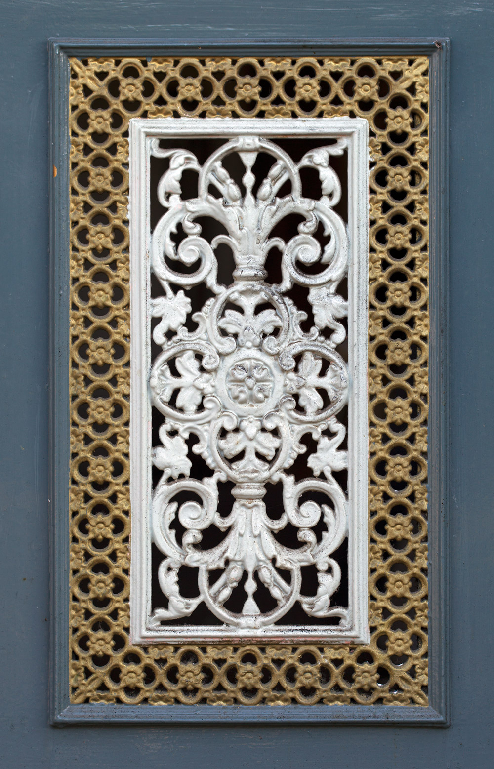 Victorian cast iron radiator cover