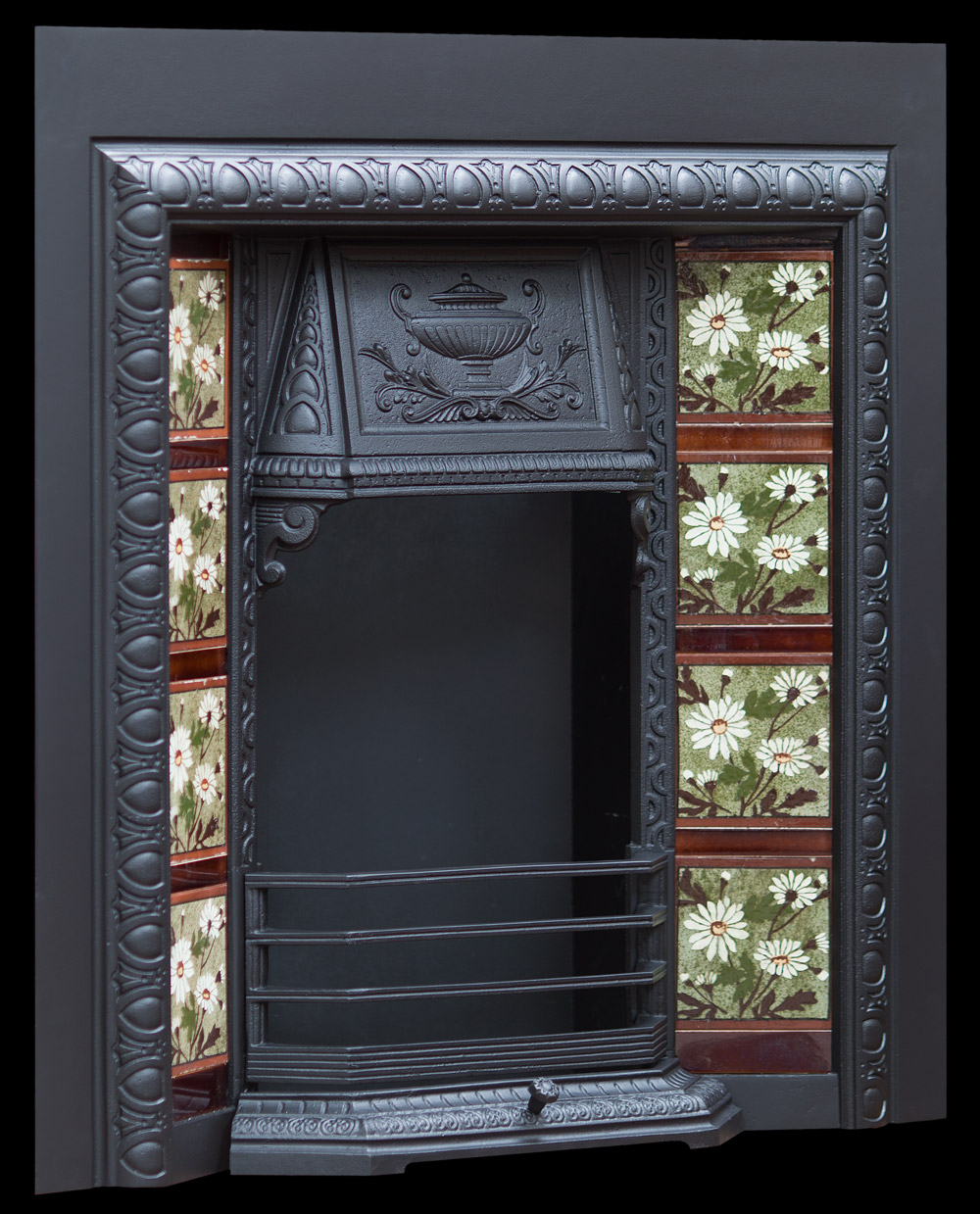 Late Victorian tiled insert | The Antique Fireplace Restoration Company